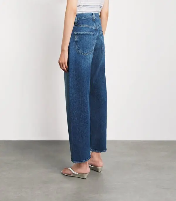 Paige Arellia High-rise Barrel Ankle Jeans
