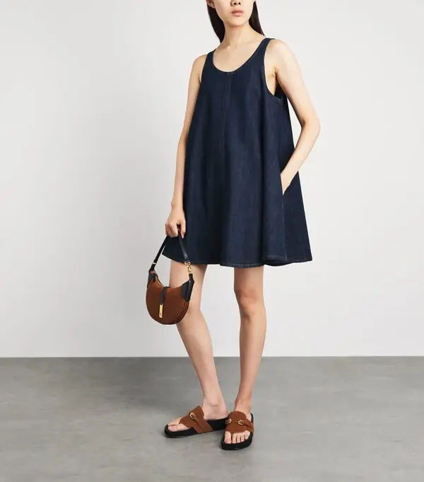 FRAME The Skipper Denim Mini Dress