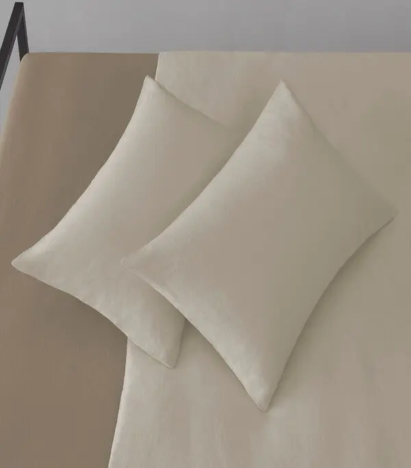 SOCIETY LIMONTA Linen Rem Super King Duvet Cover Set - Ivory