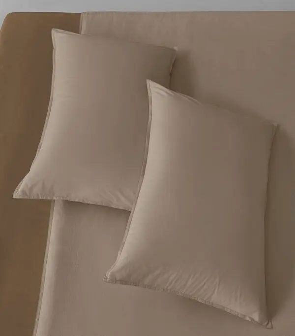 SOCIETY LIMONTA Cotton Nite King Duvet Cover - Brown