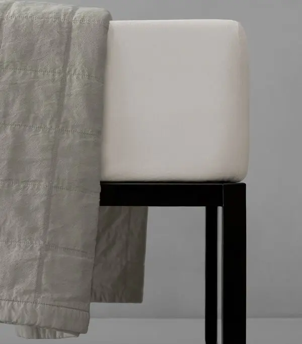 SOCIETY LIMONTA Cotton Nite King Fitted Sheet - White