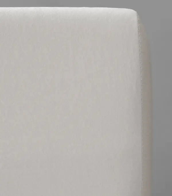SOCIETY LIMONTA Cotton Nite King Fitted Sheet - White