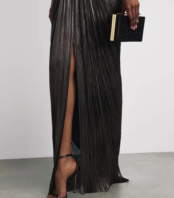 MARIA LUCIA HOHAN Silk Nadira Bustier Gown