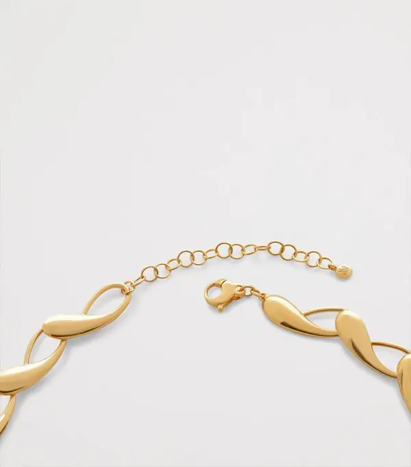 Monica Vinader Vermeil Nura Link Necklace