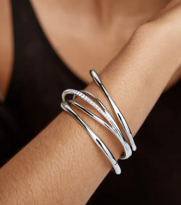 Monica Vinader Sterling Nura Bangle