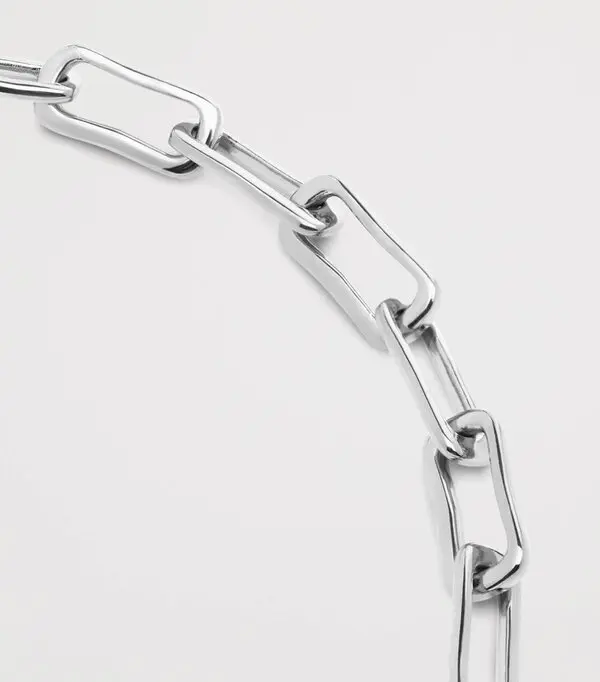 Monica Vinader Sterling Alta Mini Chain Necklace