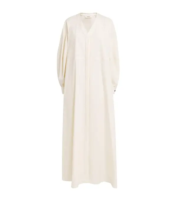 RETORI Cotton Poplin Maxi Shirt Dress