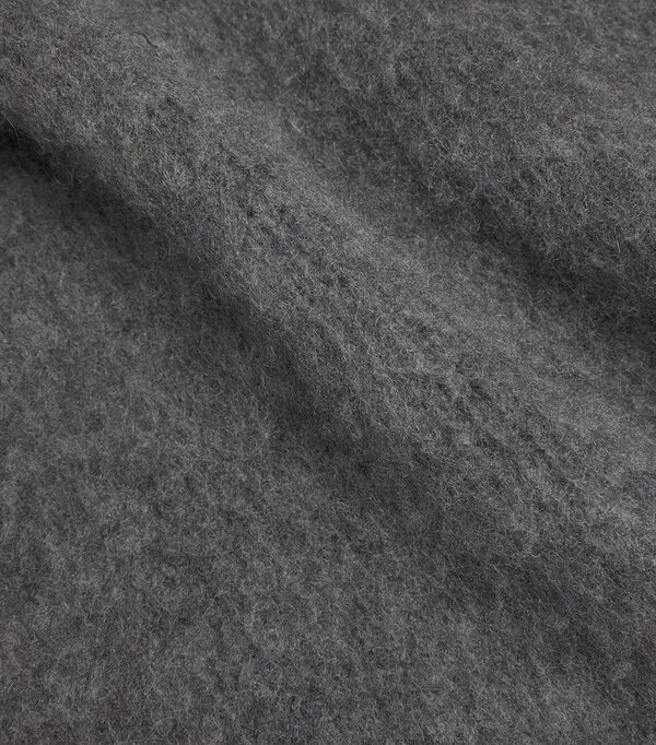 RETORI Cashmere Deep V-neck Mini Dress