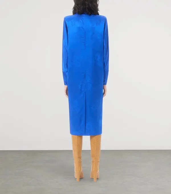 Valentino Garavani Jacquard Sunflowers Midi Dress