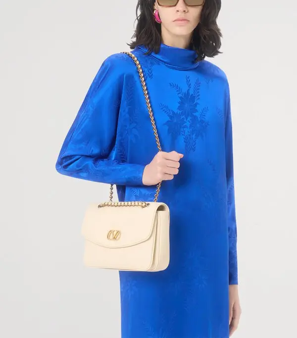 Valentino Garavani Jacquard Sunflowers Midi Dress