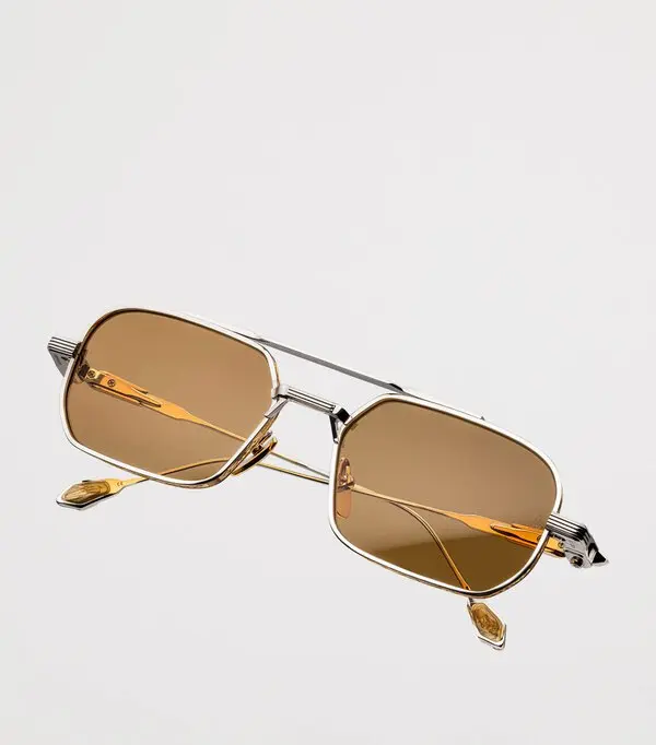 JACQUES MARIE MAGE Deaver Aviator Sunglasses