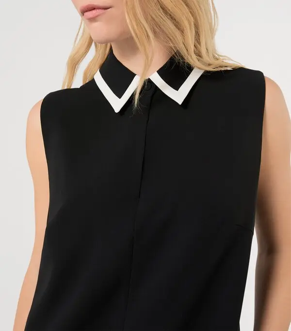 Marina Rinaldi Collared Midi Dress