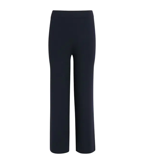 Max Mara Knitted Wide-leg Trousers