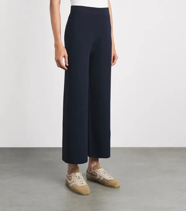Max Mara Knitted Wide-leg Trousers