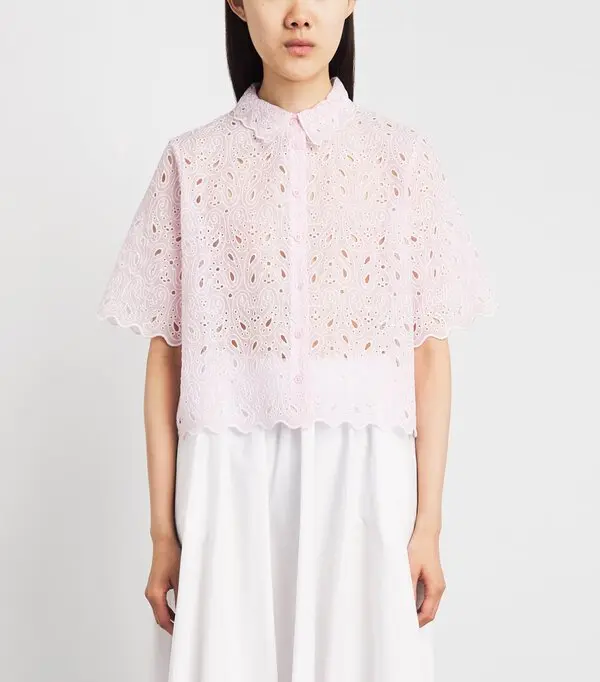 FRAME The Paisley Eyelet Shirt