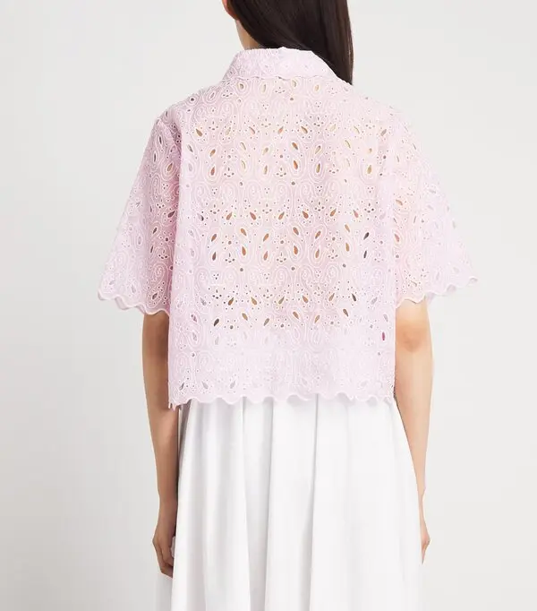 FRAME The Paisley Eyelet Shirt