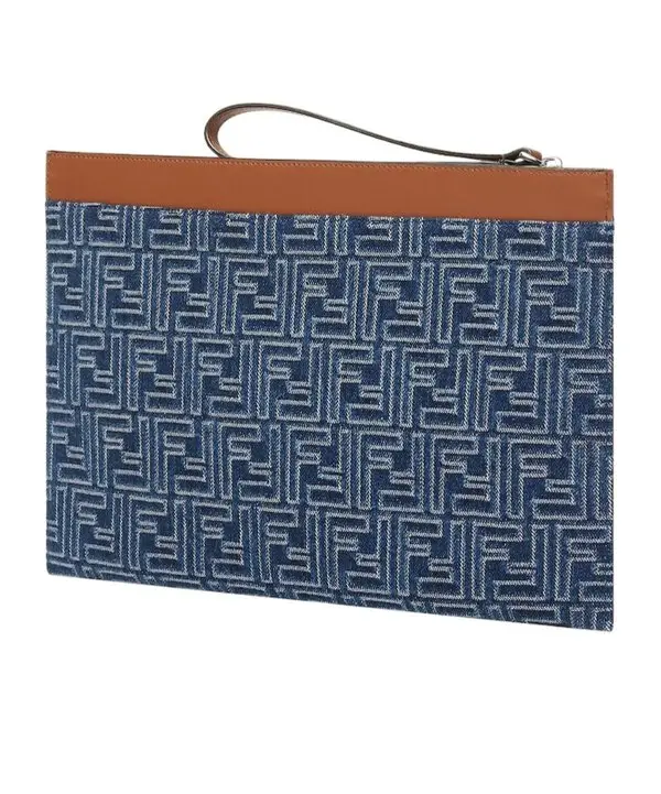 Fendi Ff Medium Flat Pouch