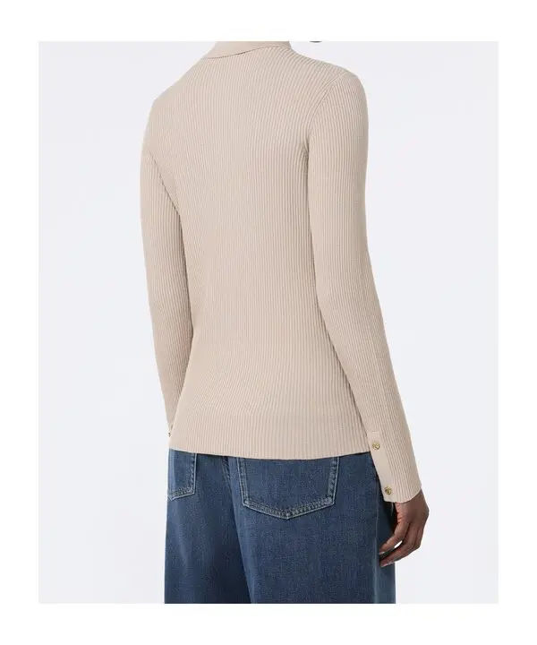 Max Mara Ribbed Button-up Cardigan