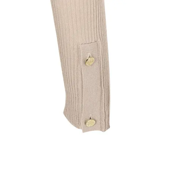 Max Mara Ribbed Button-up Cardigan