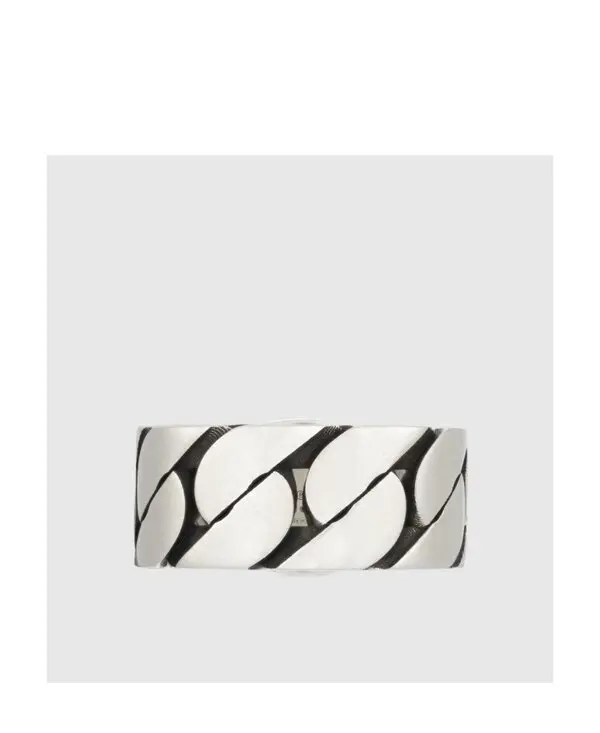 Gucci Interlocking G Pull-on Style Ring - White
