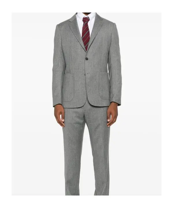 Zegna Long-sleeved Suit Jacket