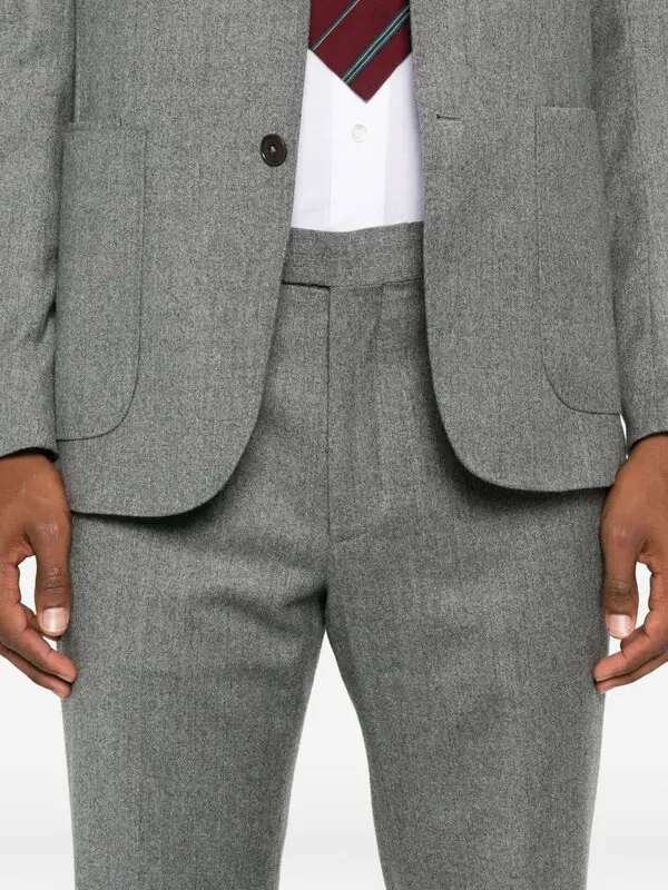 Zegna Long-sleeved Suit Jacket