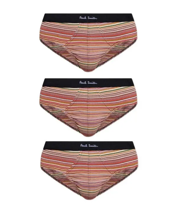 Paul Smith Stripe Three-pack Briefs - Multi-color