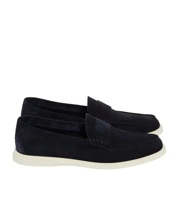 Dior Round Toe Loafers - Black