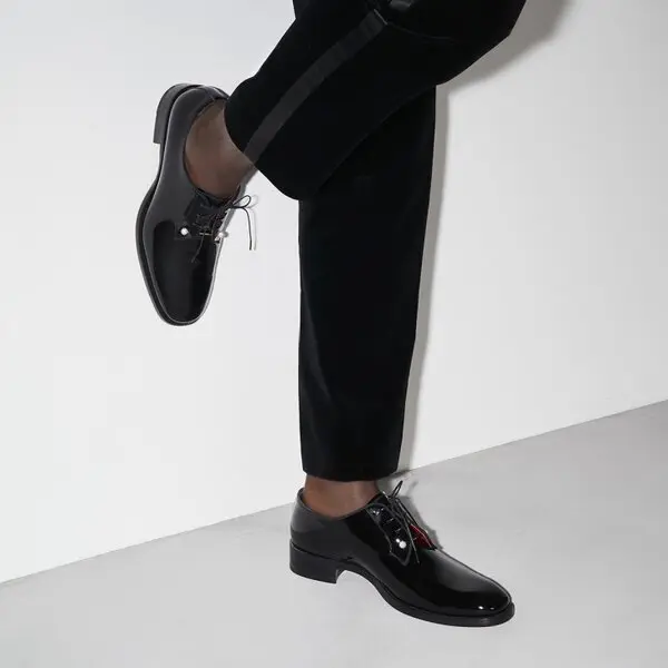 CHRISTIAN LOUBOUTIN Chambeliss Night Lace-up Shoes