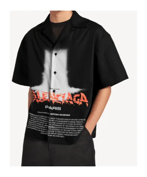 Balenciaga The Door Bowling Short Sleeved Shirt