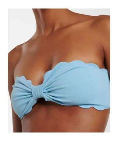 Marysia Antibes Scalloped Bandeau Bikini Top