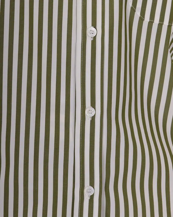 Max Mara Panetto Striped Button-up Shirt