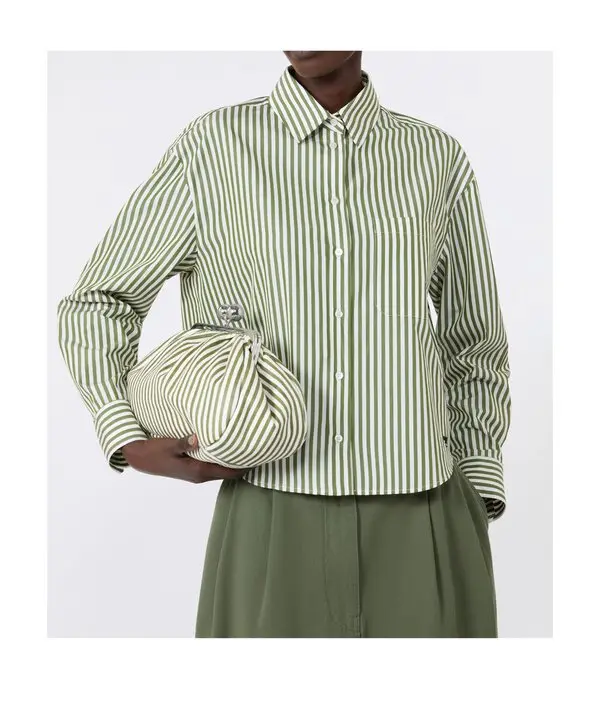 Max Mara Panetto Striped Button-up Shirt