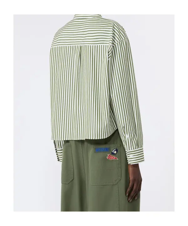Max Mara Panetto Striped Button-up Shirt