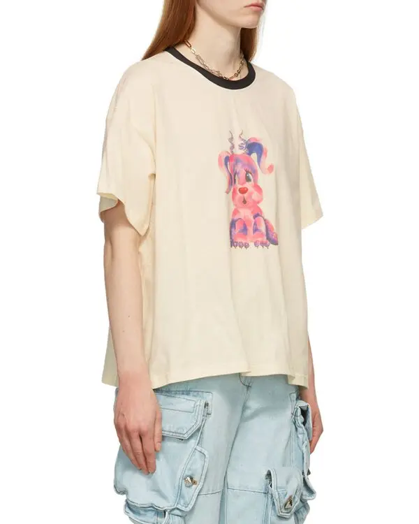 We11Done Monster Print Crewneck T-shirt - Multicolor