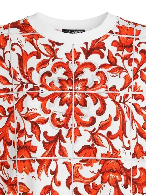 Dolce & Gabbana Majolica Print T-shirt