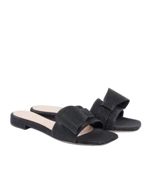 GIANVITO ROSSI Flat Open-toe Slide Crafted