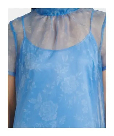 Staud Calluna Floral Organza Maxi Dress