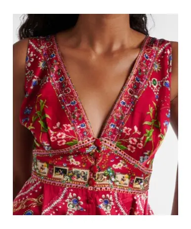 Camilla Printed Silk Jumpsuit