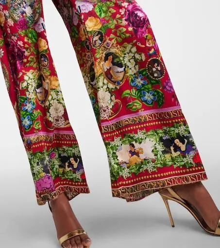 Camilla Printed Silk Jumpsuit