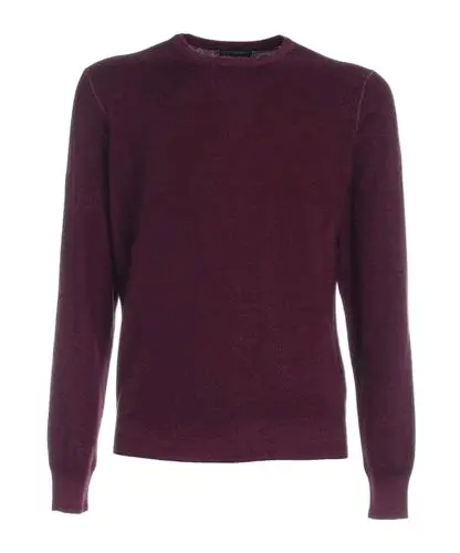 GRAN SASSO Long Sleeve Crewneck Jumper - Red