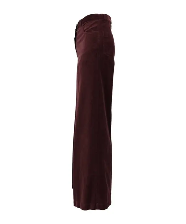 Aspesi Flared Velvet Casual Pants