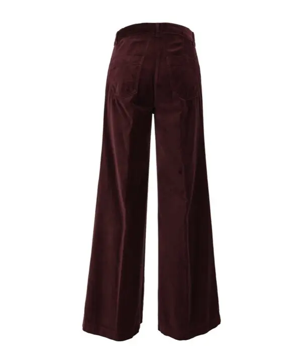 Aspesi Flared Velvet Casual Pants