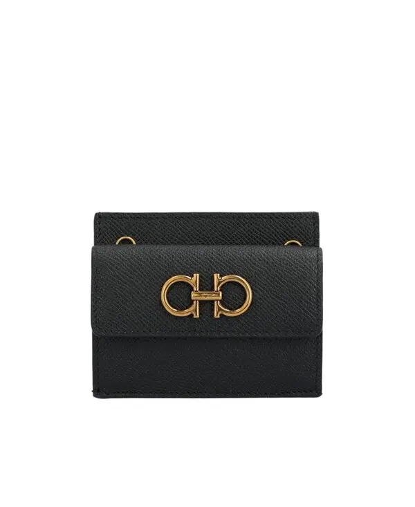 FERRAGAMO Logo Plaque Chain-link Purse