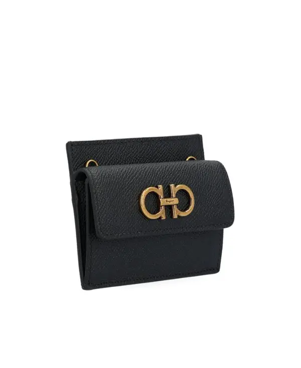 FERRAGAMO Logo Plaque Chain-link Purse
