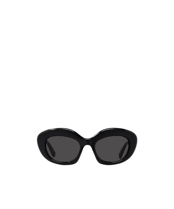 Loewe Curvy Cat-eye Frame Sunglasses - Black