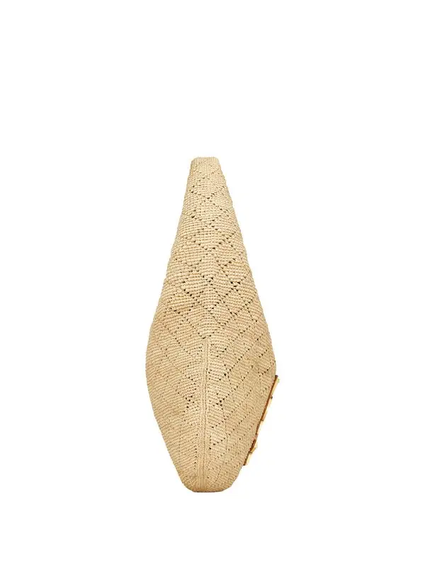 Saint Laurent Icare Hobo In Raffia