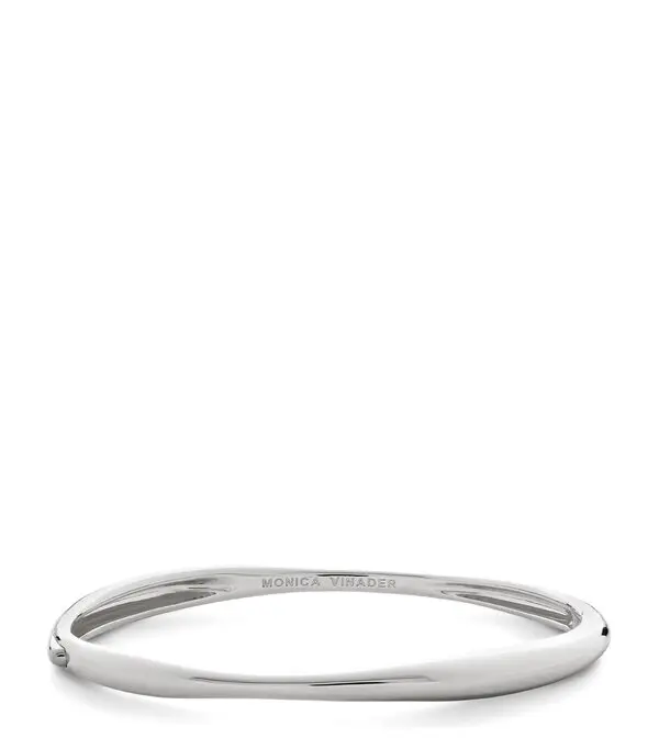 Monica Vinader Sterling Nura Bangle - Silver