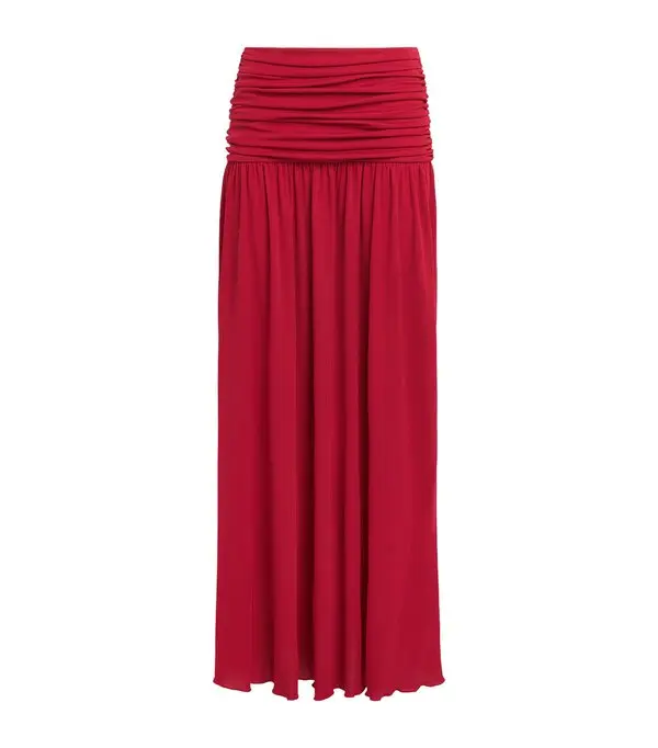 RETORI Draped Maxi Skirt