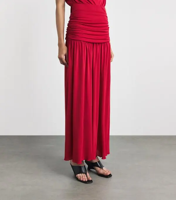 RETORI Draped Maxi Skirt